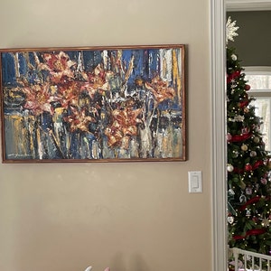 Medea Original Painting Oil on Canvas Impasto Painting Gray | Etsy