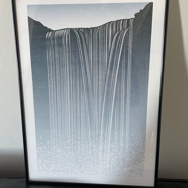 Set of 3 Iceland Waterfall Prints, Iceland Waterfalls, Landscape Art ...