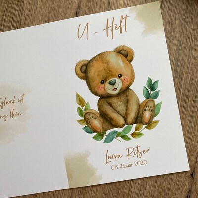 Brown Bear Watercolor Clipart, Cute Baby Shower Graphics, Nursery Decor ...