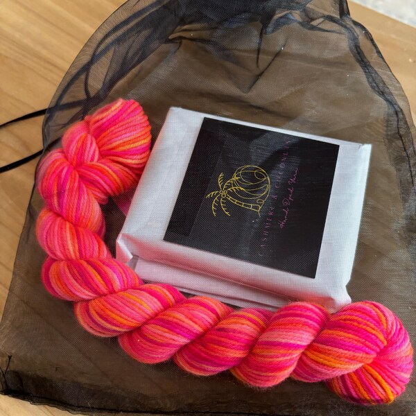 Wicked - Neon Green, Neon Purple, Neon Pink, Blue Hand Dyed Yarn ...