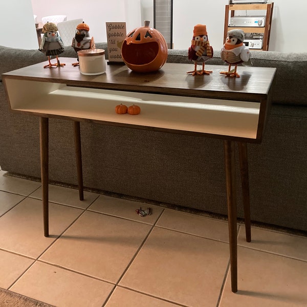 Scandinavian Entryway Console, Minimalist Entryway Table - Etsy