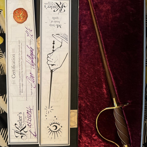 Premium Magic Wand 'reditus Auri' . Highest Quality Wooden Wand ...