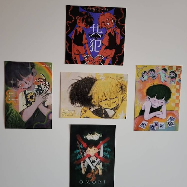 Sunny and Basil (OMORI Print) - Etsy