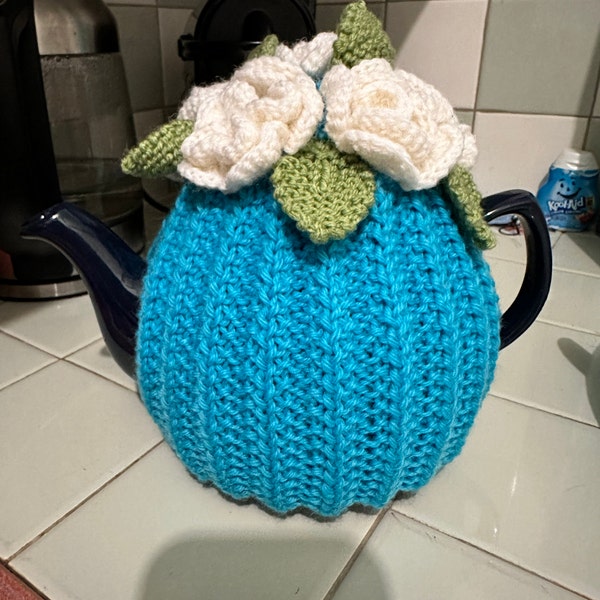 Crocheted Tea Travel Purse / Tea Purse / Tea Bag Holder in Pure Cotton ...