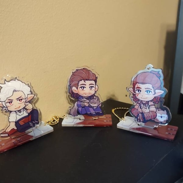 BG3 A Long Rest Acrylic Standee Charms - Etsy
