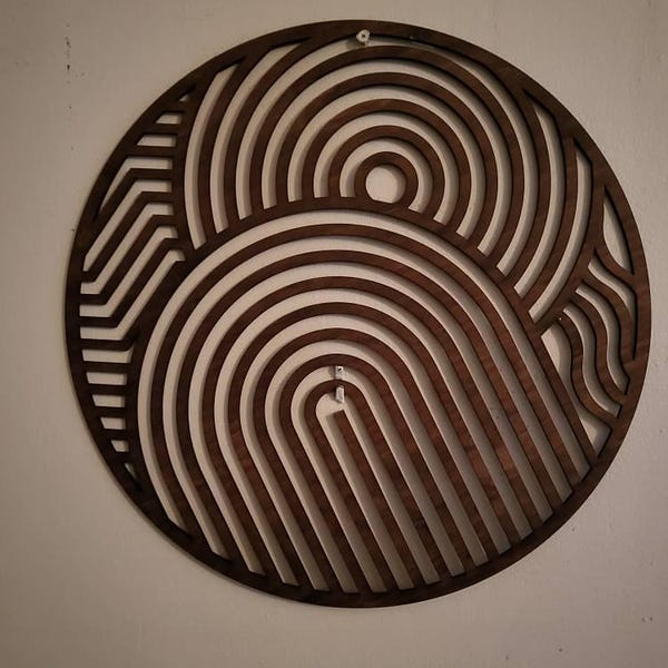 Mandala Headboard Queen, Mandala Wood Wall Art, Bohemian Headboard ...