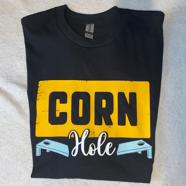 DIGITAL - Cornhole T-shirt Graphic, Cornhole Gift, Cornhole Game Shirt ...