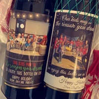 Christmas Gift for Teacher / Personalized Wine Bottle Label / Our Child ...