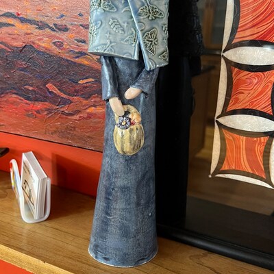 Folk Art Sheep Gauge Swatch Ruler in Inches and Centimeters, 4 Inch-10 ...