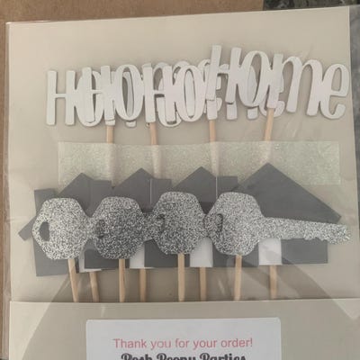 Housewarming Cupcake Topper Housewarming Gift - Etsy