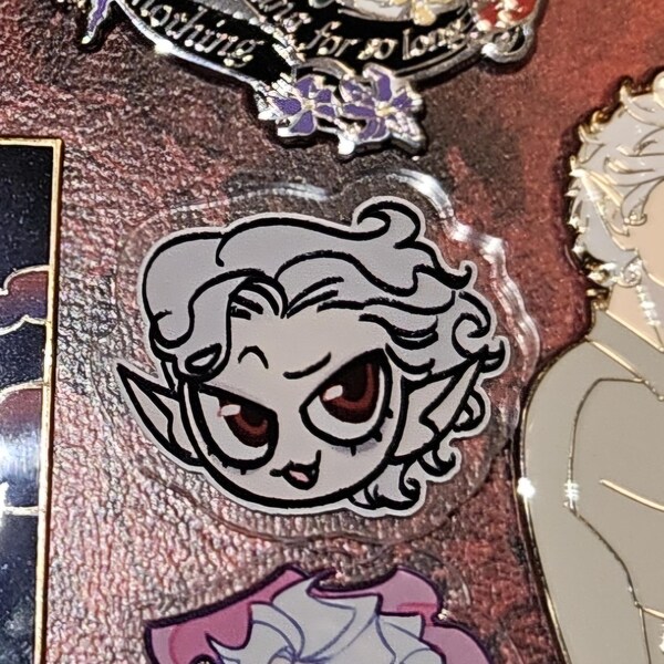 Baldurs Gate 3 BG3 Acrylic Gachapon Keychain Minthara Astarion Wyll ...