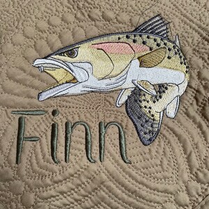Redfish / Red Drum Embroidery Design | Etsy