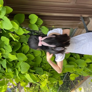 Velvet Hair Tie Velvet Ponytail Velvet Long Tail Bow Hair | Etsy