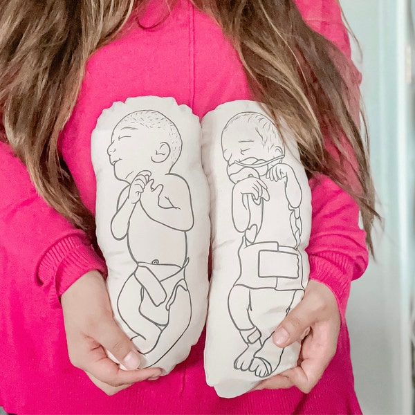 Customized Life-size Newborn Baby Pillow Birth Gift Keepsake - Etsy