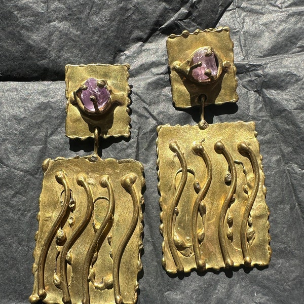 Rare Signed Laurel Burch Mynah Bird Collection Necklace Earrings and ...