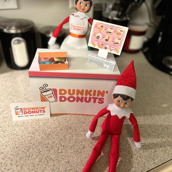 Mcelves Fast Food Display, Elf Props, Costume for Elf Dolls, Elf ...