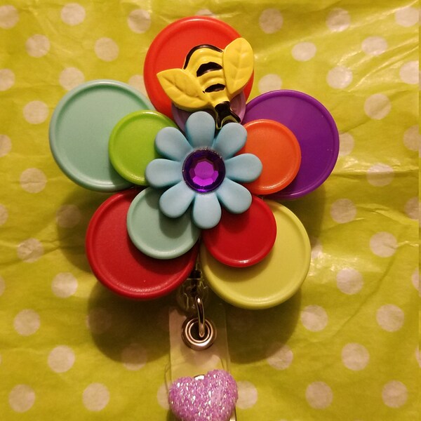 Nurse LUCKY LITTLE DAISY Ladybug - Nurse/cna/tech/rn Id Badge Lanyard ...