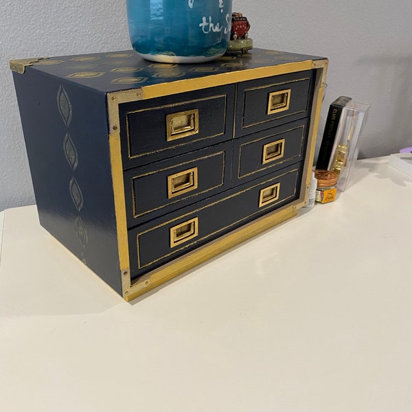 Restored Jewelry Box, Treasure Box, Trinket Box, Upcycled, Jewelry ...
