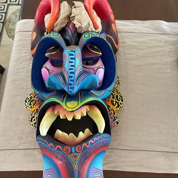 Authentic Boruca Mask, Costa Rica Indigenous Art, Tribal Mask ...