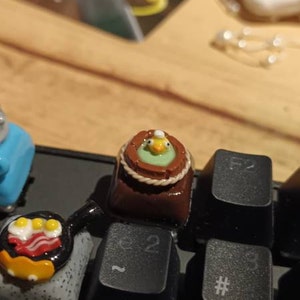 Calcifer Keycap, Studio Ghibli Keycap, Artisan Keycap, Howl's Moving ...