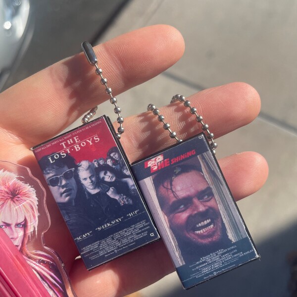 VHS Keychains 80s Horror Movies - Etsy