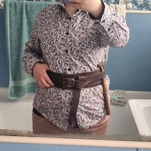 Wildwalker Leather Hood Leather Armor for LARP and Cosplay - Etsy