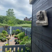 Stone Garden Tree Wizard Hand Cast Statue Ornament - Etsy UK