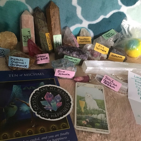 Crystal Box Obelisk Guaranteed + Mystery Sage Smudge! Clusters Obelisks ...
