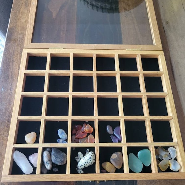 Small Shadow Box Tray/jewelry Display/miniature Trinket Tray/small ...