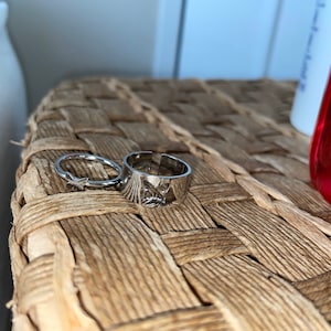 Butterfly Rings for Women Matching Rings for Couples Rings Silver ...