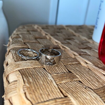 Butterfly Rings for Women Matching Rings for Couples Rings Silver ...