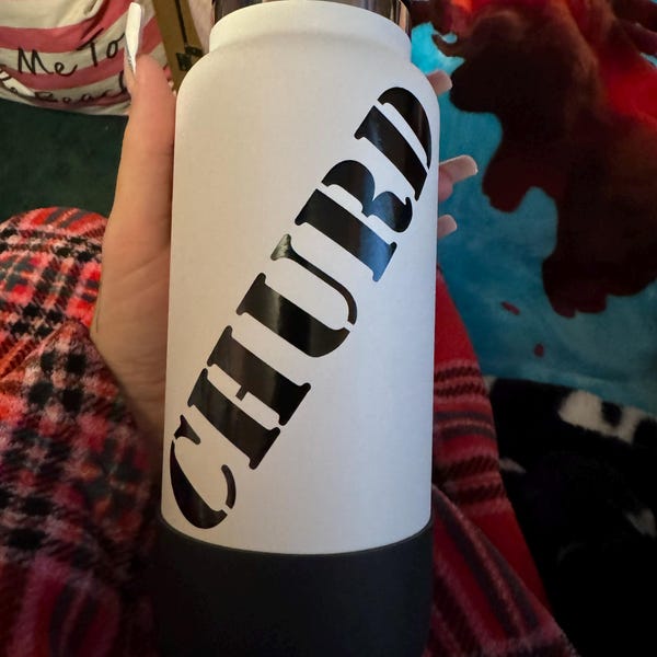 Custom Name Vinyl Decal for Flask Water Bottle - Etsy