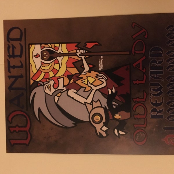 Eda's Wanted Poster Print - Etsy