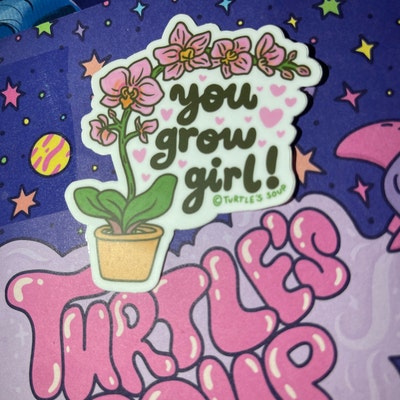 Grow A Garden Bumper Sticker, Planter Bed Decal, Gardener Sticker ...