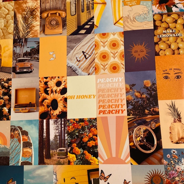 GOOD VIBES Wall Collage Kit - 50/85/125/165/200 PCS - Vsco, Hippie ...
