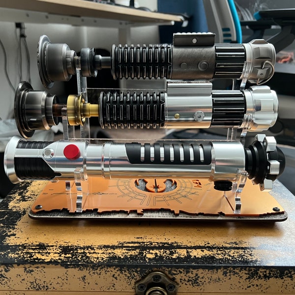 Obi Legacy Lightsaber Box Set Inspired Stand. Custom Designed for This ...