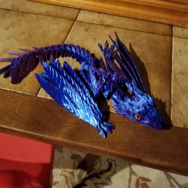 3d Printed Dragon,flexi Toys, Articulated Winged Dragon，flexi Toys ...