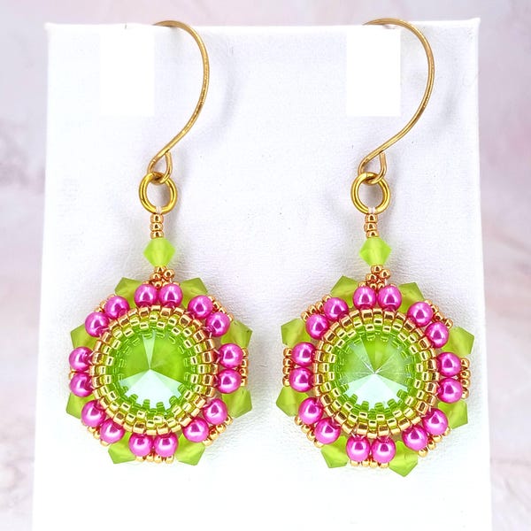 Ginkgo (aka Ginko) Backlit Petroleum Two Hole Czech Glass Beads (30 ...