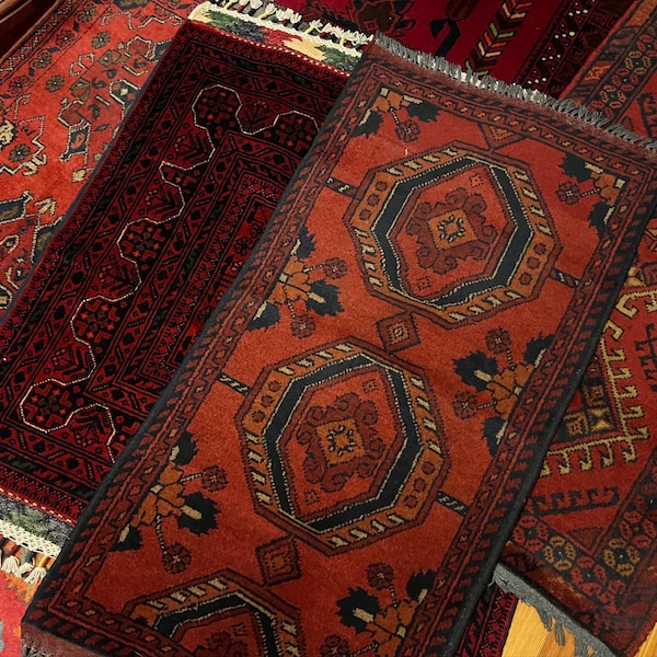 4x3 Gorgeous Turkish Mamluk Area Rug/ Afghan Handmade Plush Wool Rug ...