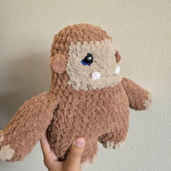 Low Sew Yeti & Bigfoot Crochet Pattern, Sasquatch Amigurumi ...