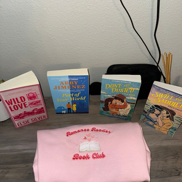 Romance Reader Book Club Sweatshirt | Bookish Sweatshirt | Booktok ...