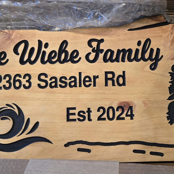 Cottage Sign | Custom Cottage Sign | Wood Cottage Sign | Anniversary ...