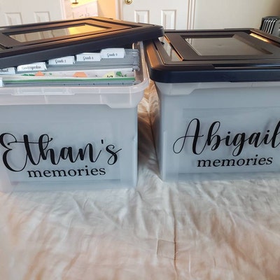 Printable Memory Box File Labels Digital Download School - Etsy