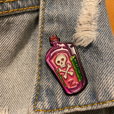Tall Potion Enamel Pin - Etsy