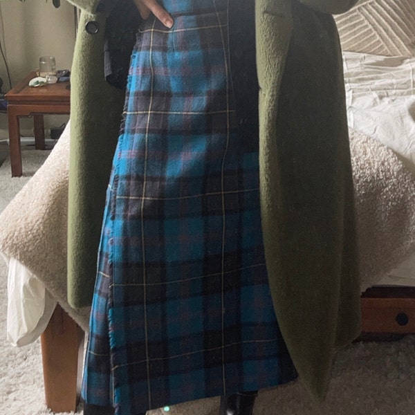 60s Style Mod Mini Skirt Made From Vintage Fabric Cotton A-line Skirt ...