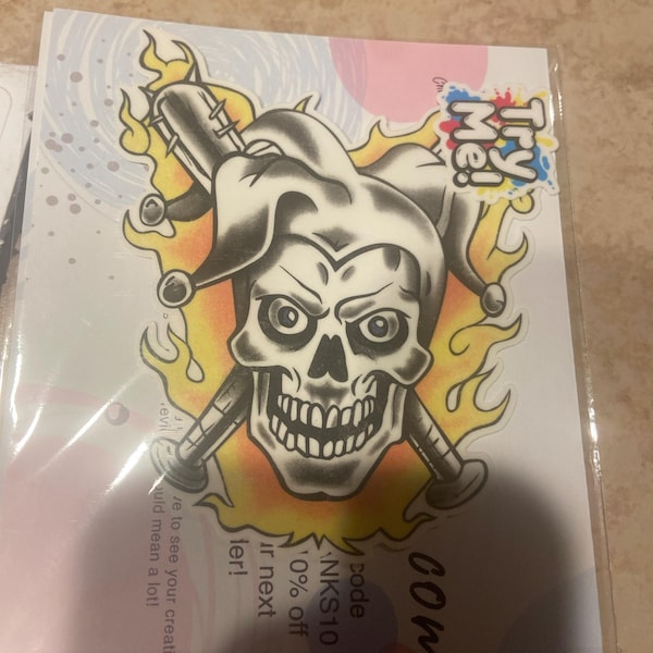 Zero | Temporary Tattoo | Realistic | Neck Tattoo | Cosplay | Costume ...