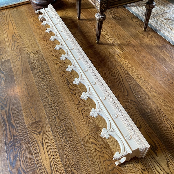 Wooden Window Valance, Cornice Board, Baroque Pelmet, Antique Classic ...