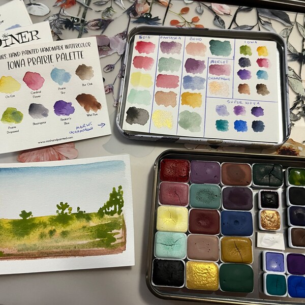 Square Color Mixing Chart Tracing / Drawing Template PLA Bioplastic 3D ...