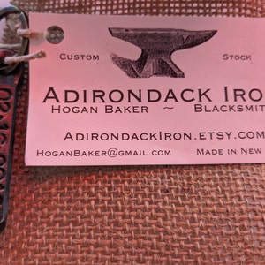 Iron Anniversary Gift, 6th Anniversary Key Chain. Blacksmith Forged ...