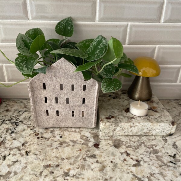 Set of Modern Case for Planters / Felt Houses / Plant Pot / Succulent ...